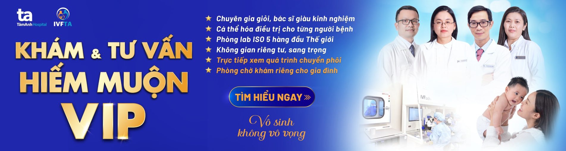 Trung tâm Hỗ trợ sinh sản IVF Tâm Anh - Nơi ươm mầm hạnh phúc